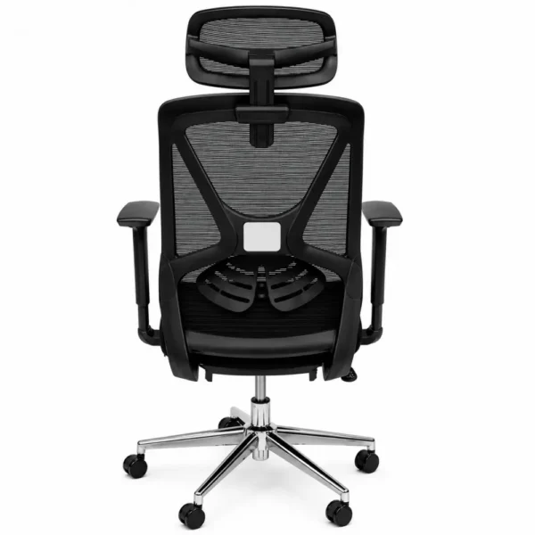 Executive High-Back Mesh Swivel Office Chair with Headrest - The NR ...